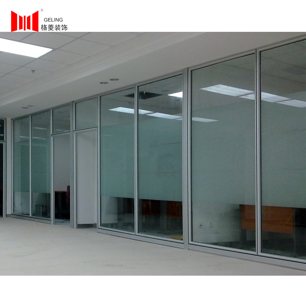Fixed Soundproof Movable Walls Galvanized Aluminum Frame Glass Panel ...